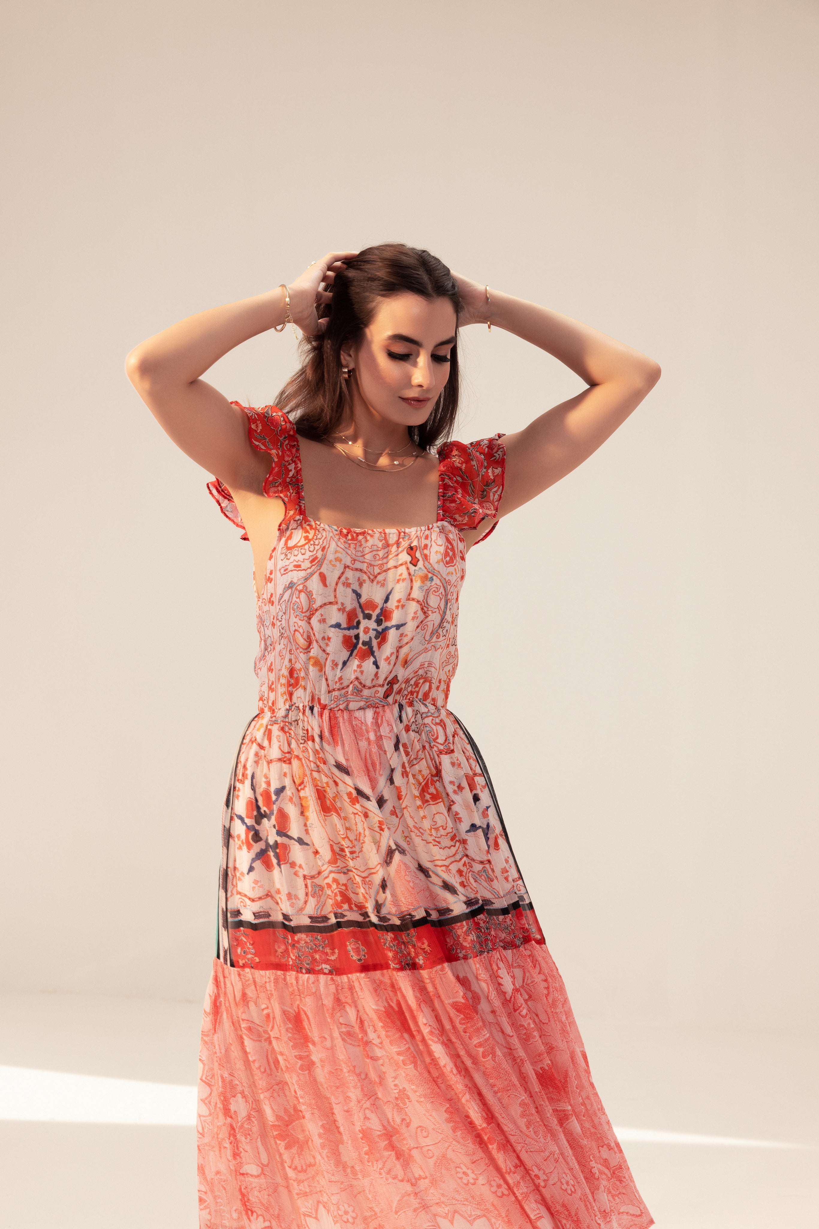 Samara Midi Dress – REENA SHARMA